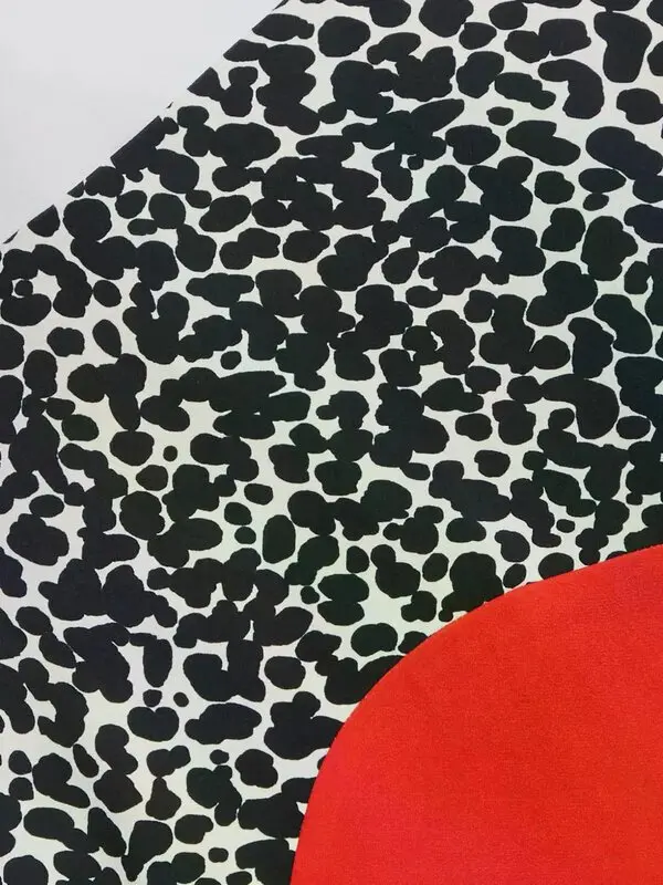 Moschino Color-block Animal Print Dress