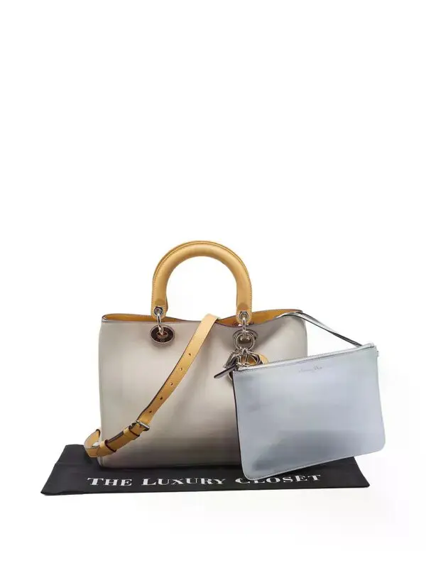 Dior 2015 Medium Diorissimo Leather Tote Bag