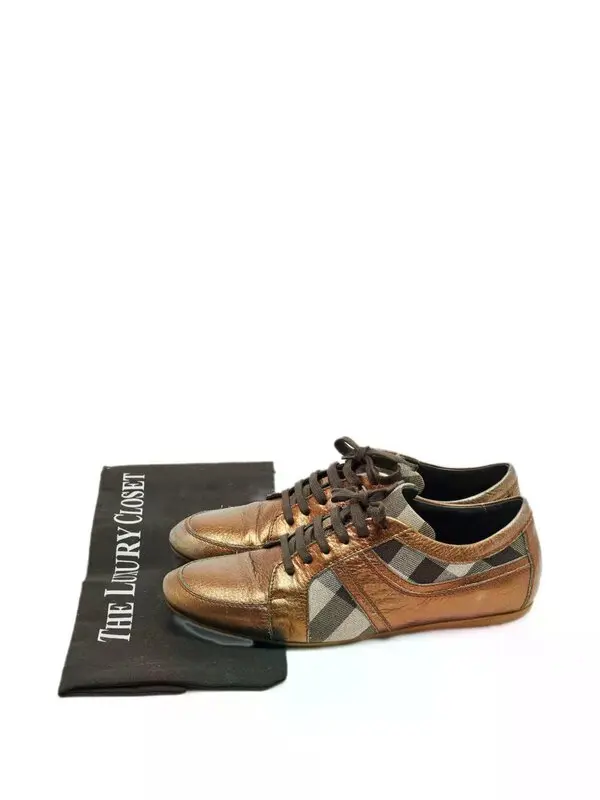 Burberry Nova Check Low-top Sneakers