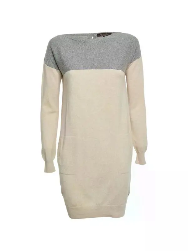 Loro Piana Cashmere Knit Dress - Neutrals