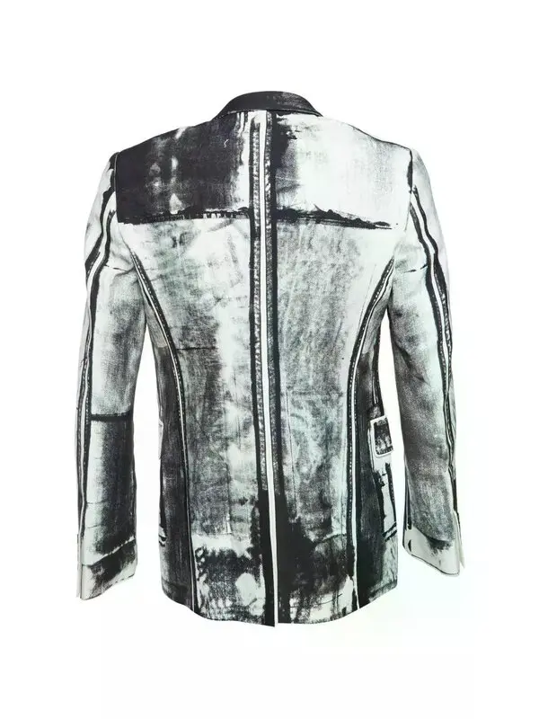 Alexander McQueen Trompe-l'oeil Single-breasted Blazer