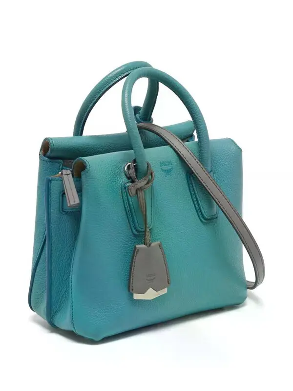 Mcm Mini Milla Park Avenue Tote Bag - Blue