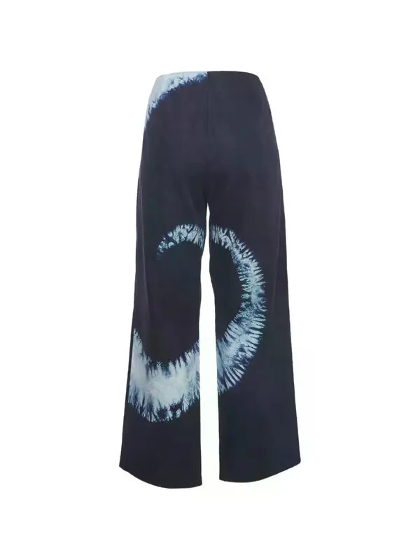 Dior Tie-dye Lace-up Trousers