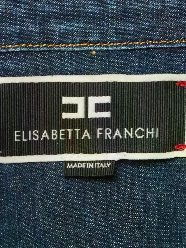 Elisabetta Franchi Logo-embroidered Piped Shirt