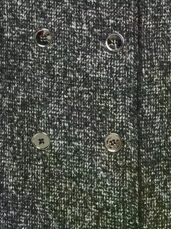 Dolce & Gabbana Tweed Double-breasted Coat