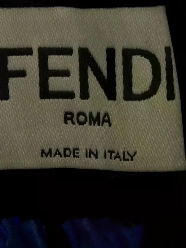Fendi Striped Cotton Midi Skirt