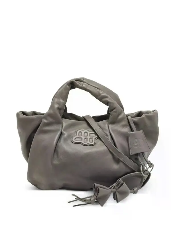 Munthe Lixia Logo-detail Tote Bag - Grey
