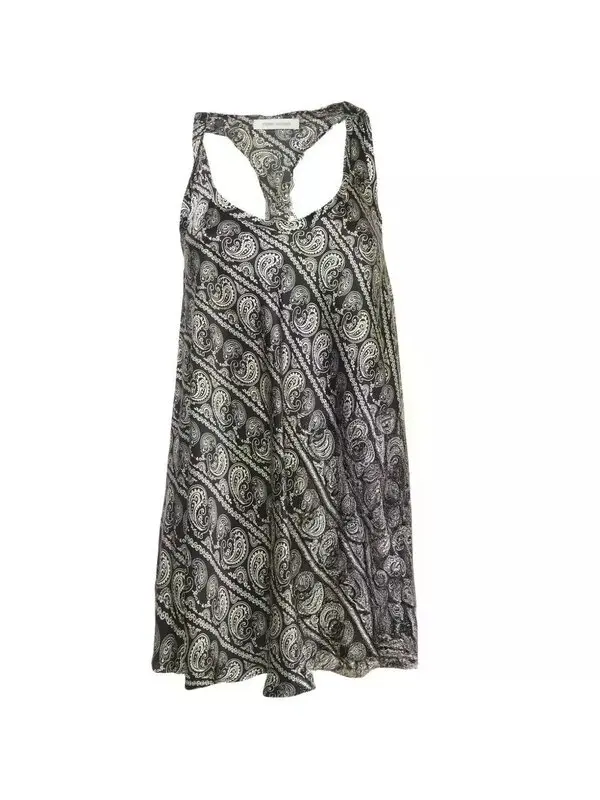 Pierre Balmain Paisley Print Sleeveless Blouse