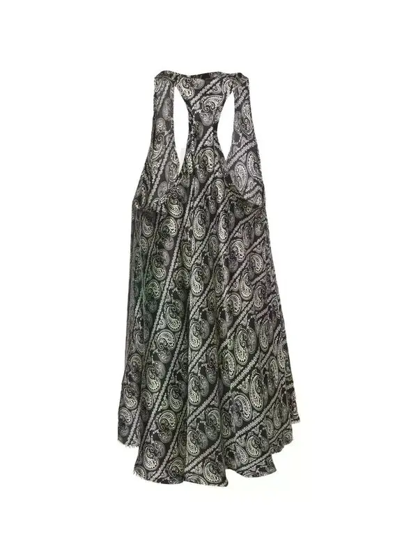 Pierre Balmain Paisley Print Sleeveless Blouse