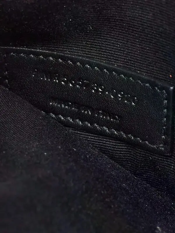 Saint Laurent 2020 Uptown Croc-embossed Clutch Bag