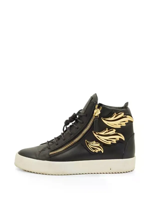 GIUSEPPE ZANOTTI Wings-plaque Sneakers