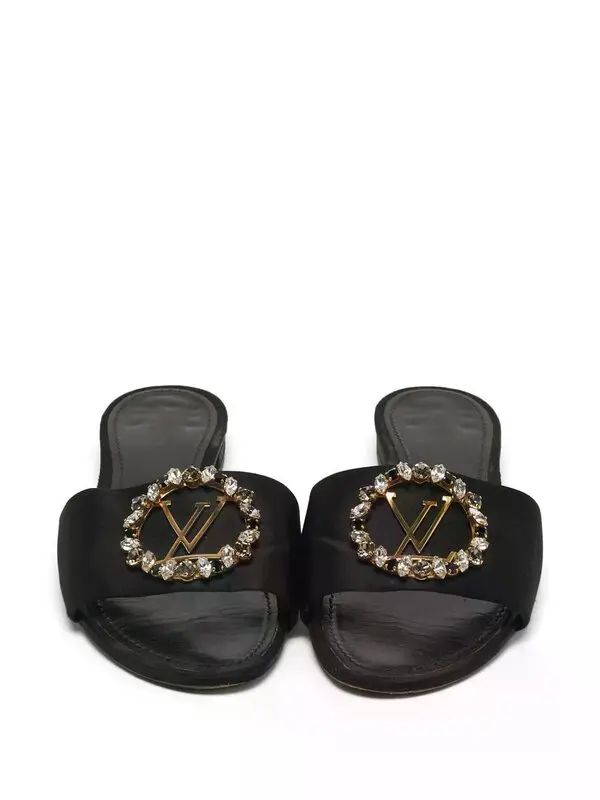 LOUIS VUITTON Madeleine Crystal-embellished Sandals