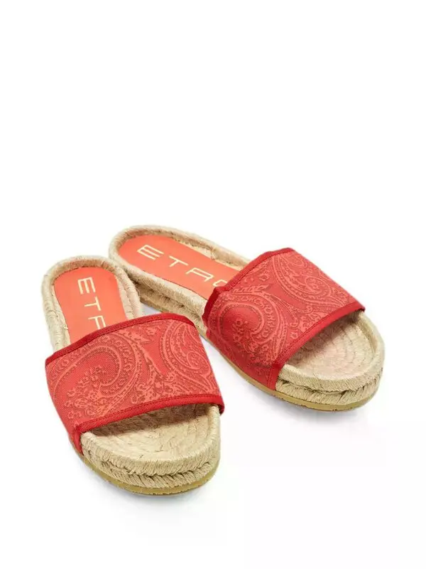 Etro Paisley Espadrille Slides