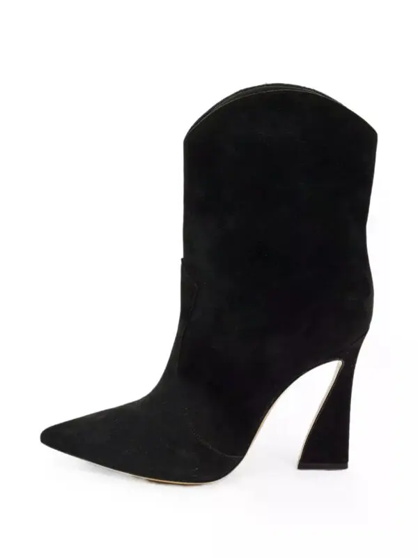 GIANVITO ROSSI Pointed-toe Suede Ankle Boots