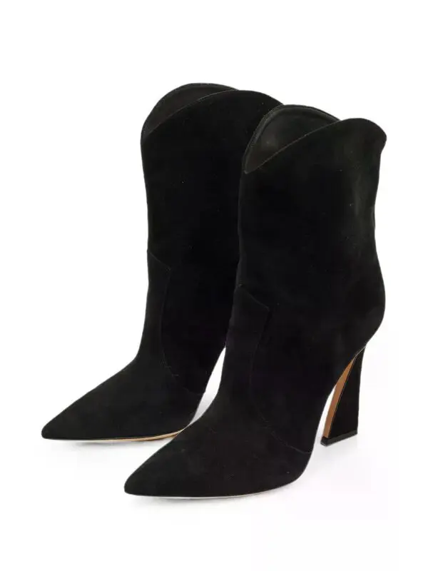 GIANVITO ROSSI Pointed-toe Suede Ankle Boots