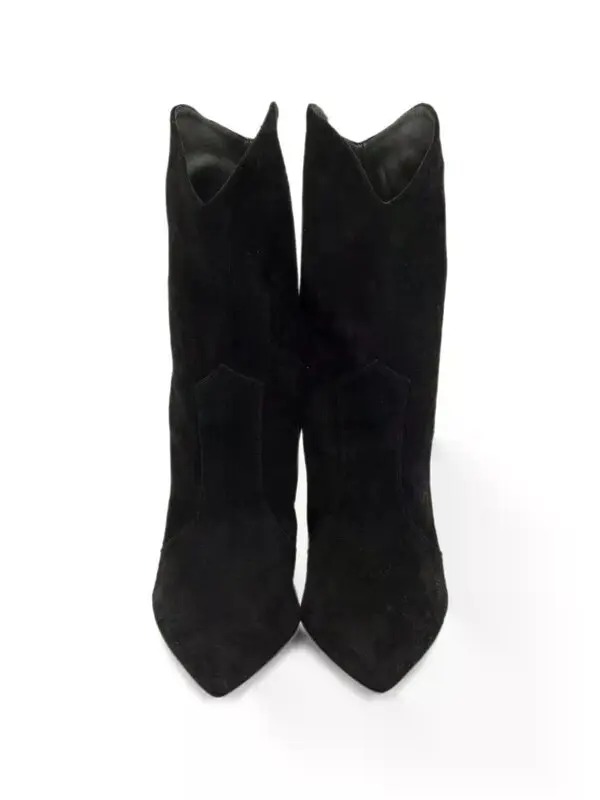 GIANVITO ROSSI Pointed-toe Suede Ankle Boots