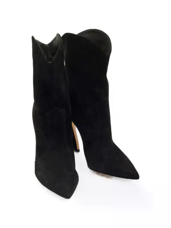 GIANVITO ROSSI Pointed-toe Suede Ankle Boots