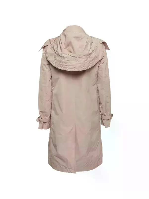 Burberry Hooded Double-breasted Trench Coat
