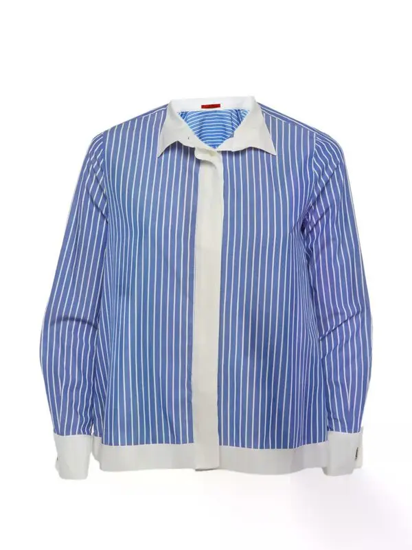 Carolina Herrera Long-sleeve Striped Shirt - Blue