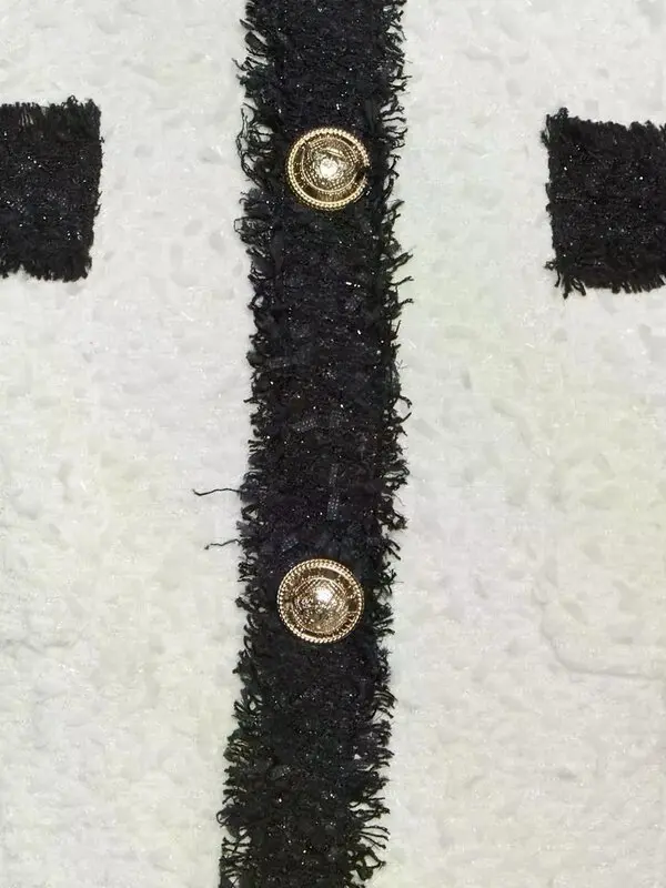 Balmain Tweed Halter-neck Mini Dress