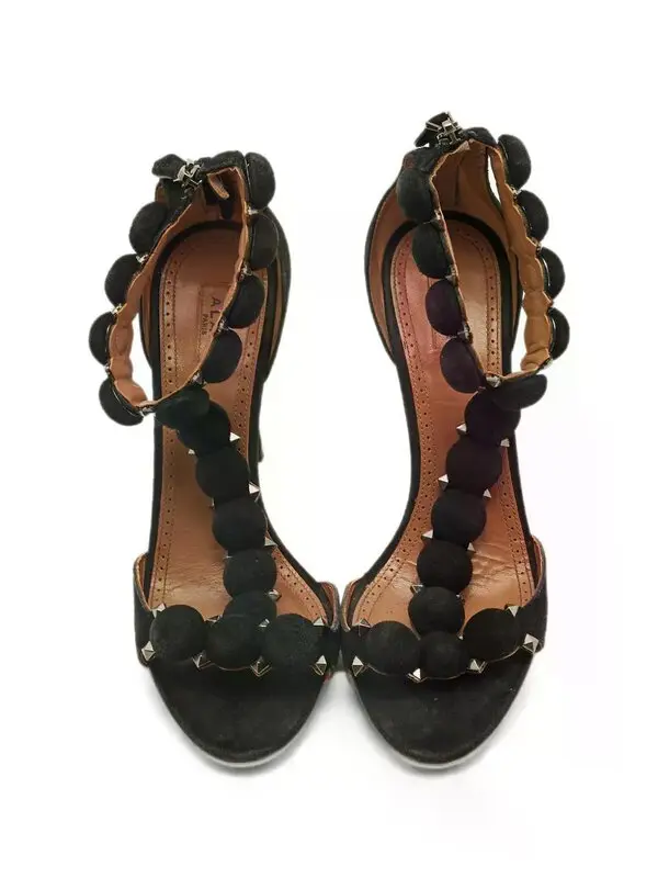 Alaïa Bombe T-strap Sandals