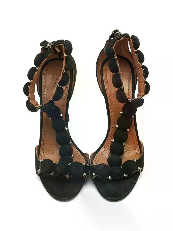 Alaïa Bombe T-strap Sandals