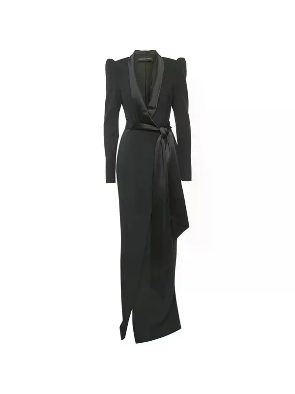Alexandre Vauthier Satin Maxi Dress