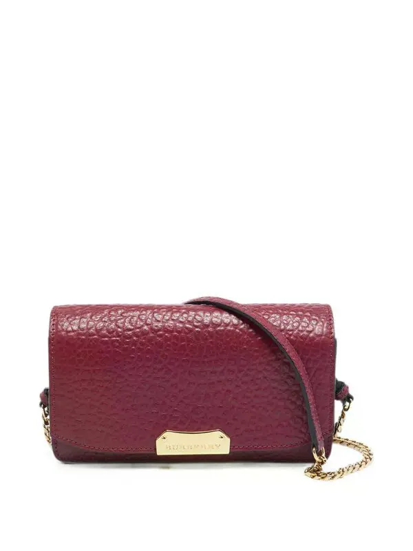Burberry Madison Chain Mini Bag - Red