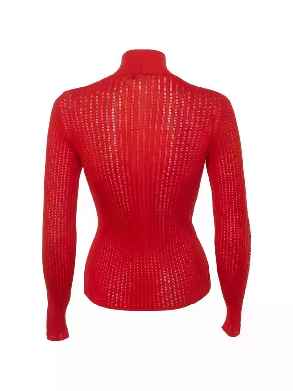 Dior Embellished Rib-knit Sweater