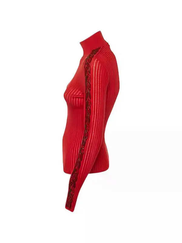 Dior Embellished Rib-knit Sweater