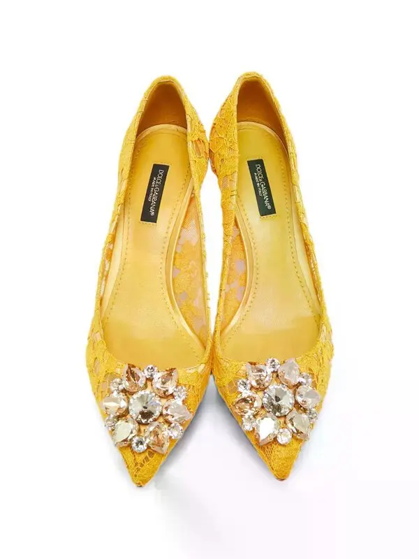 Dolce & Gabbana Bellucci Lace Heeled Pumps