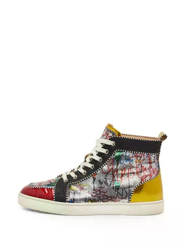 CHRISTIAN LOUBOUTIN Rantulow Orlato Sneakers - Silver