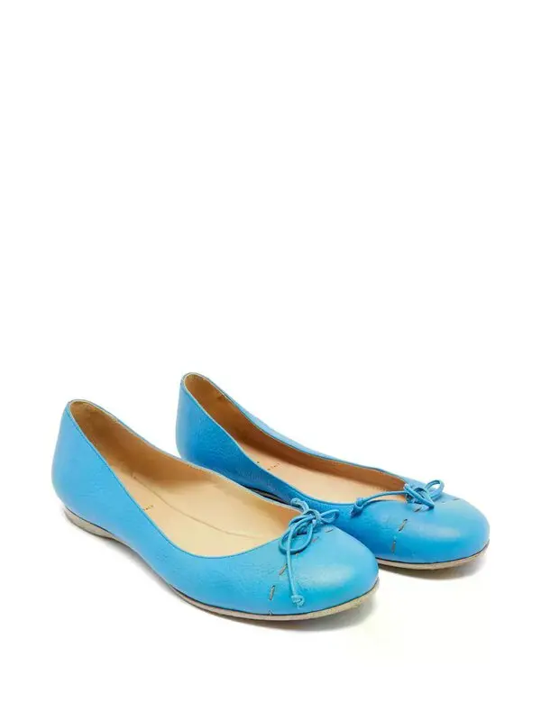Fendi Ballet Flats With Bow Detailing