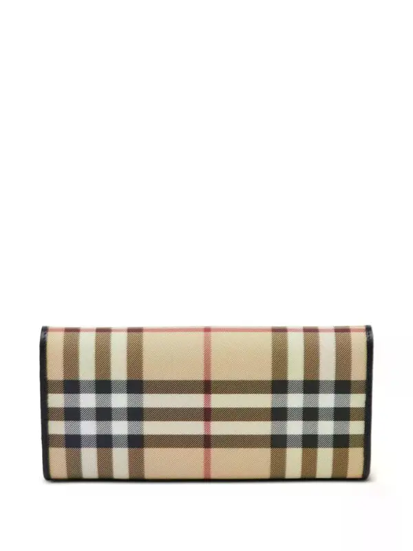 Burberry Halton House Check Wallet - Neutrals