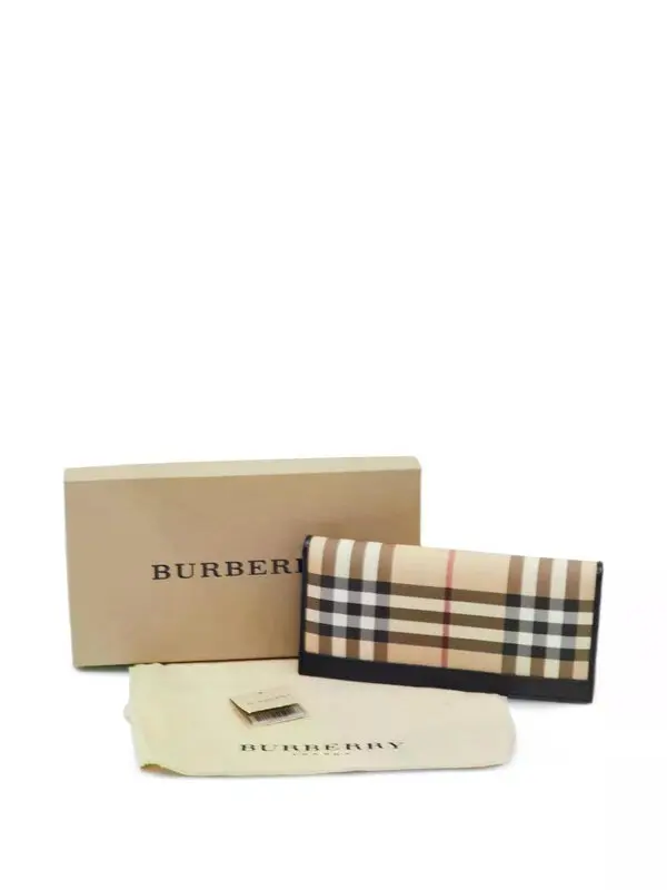 Burberry Halton House Check Wallet
