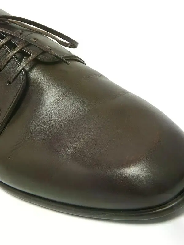 FERRAGAMO Lace-up Leather Oxford Shoes