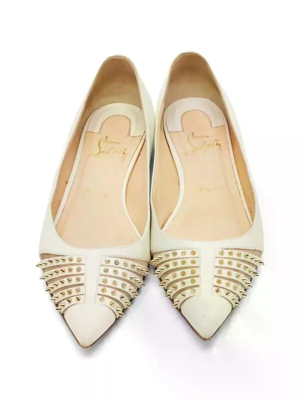 CHRISTIAN LOUBOUTIN Bareta Studded Ballet Flats