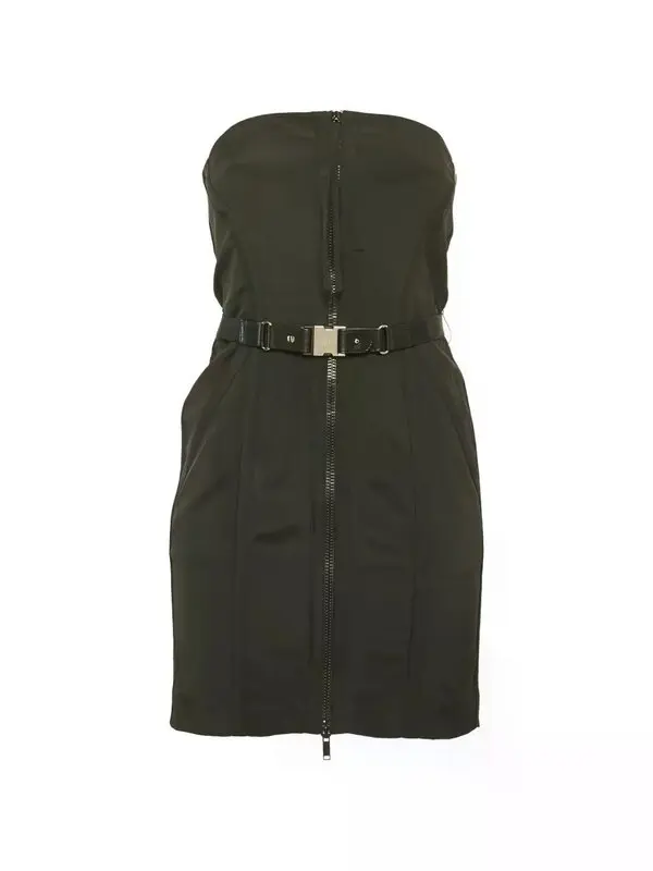 Gucci Belted Mini Dress - Black