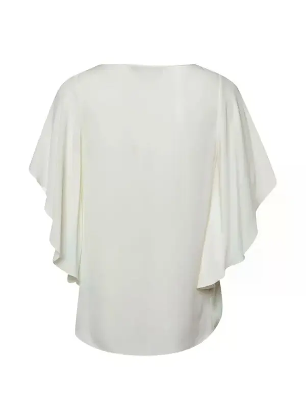Diane Von Furstenberg Stella Sheer Top - Neutrals