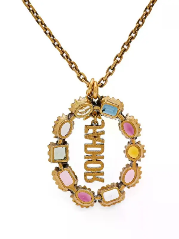 Dior J'adior Crystal Pendant Necklace