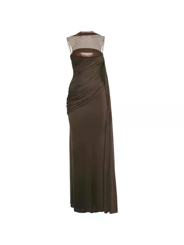 CHATS BY C.DAM Disa Maxi Dress - Brown