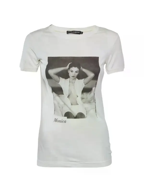 Dolce & Gabbana Monica Bellucci-print T-shirt - White