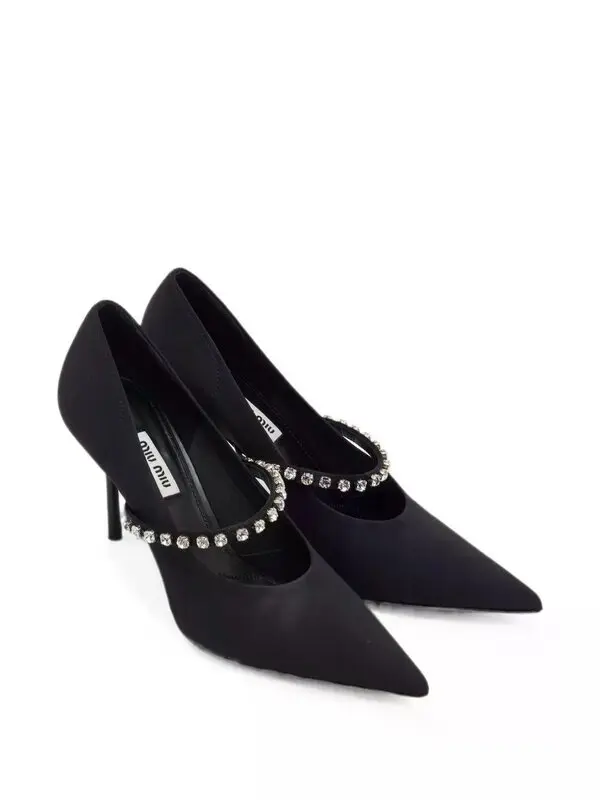Miu Miu Crystal-embellished Pumps