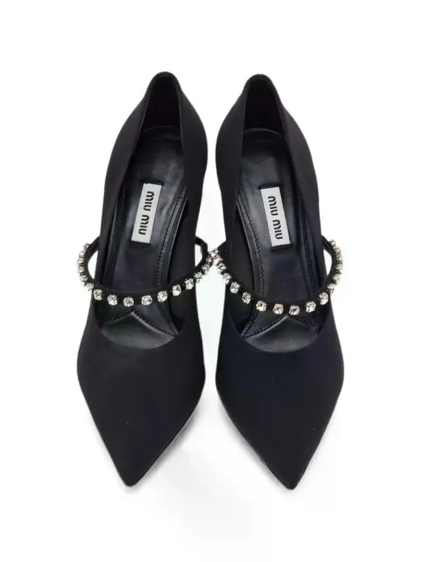 Miu Miu Crystal-embellished Pumps