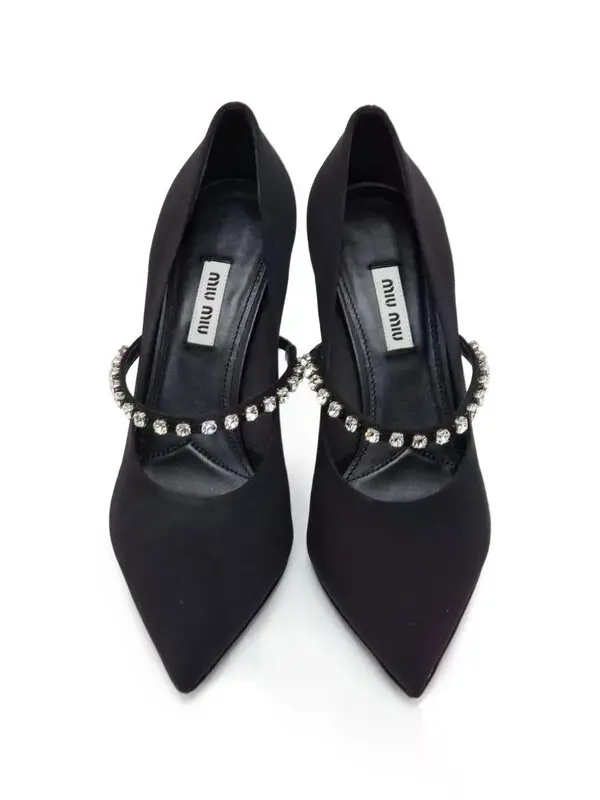 Miu Miu Crystal-embellished Pumps
