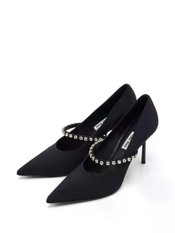 Miu Miu Crystal-embellished Pumps