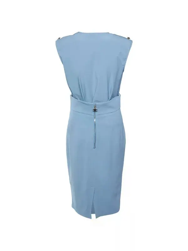 Elisabetta Franchi Crepe Bodysuit Skirt Set