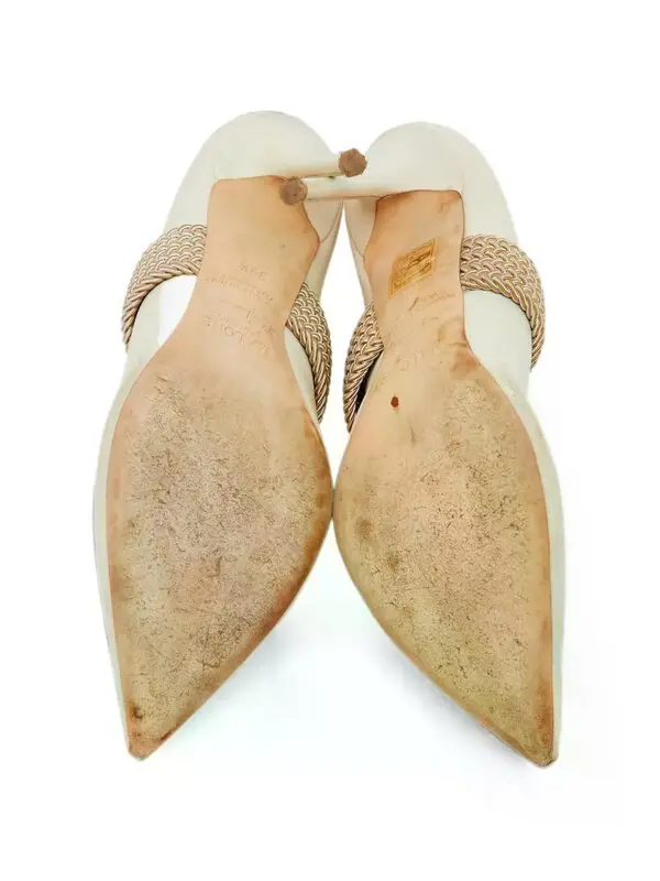 MALONE SOULIERS Mara Wave-cut Mules - Neutrals
