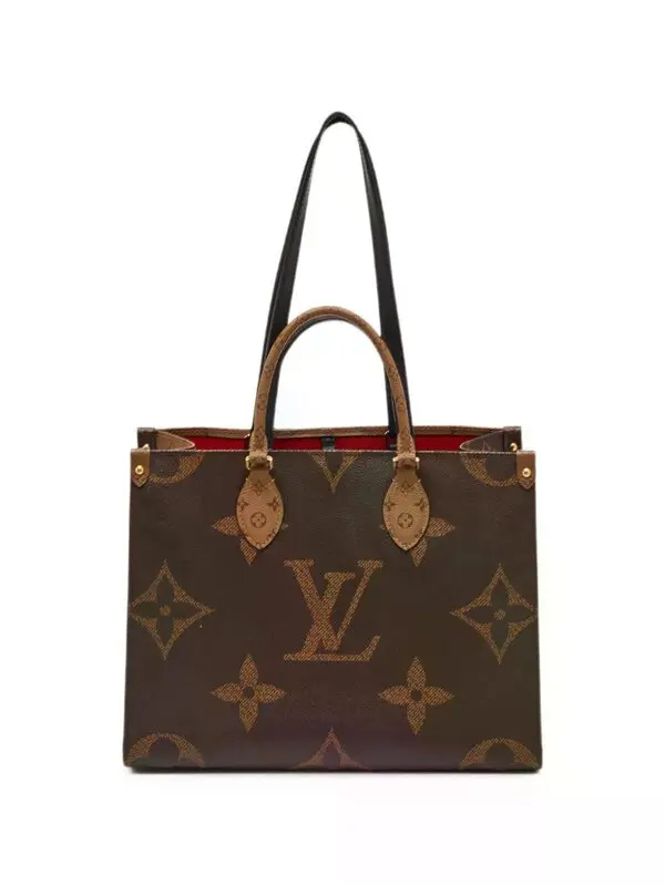 LOUIS VUITTON Mm Onthego Reverse Giant Monogram Tote Bag - Brown