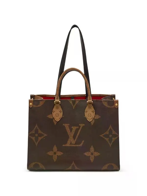 LOUIS VUITTON Reverse Giant Monogram Tote Bag - Brown